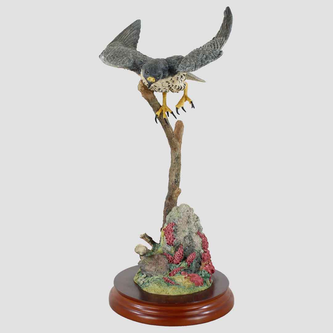 Flying Peregrine Border Fine Arts Bird – Grays 1922 Ltd