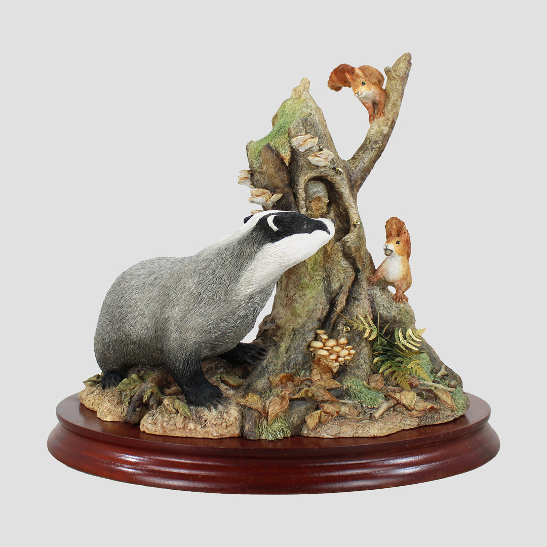 Hidden Treasures Border Fine Arts Badger and Squirrels – Grays 1922 Ltd