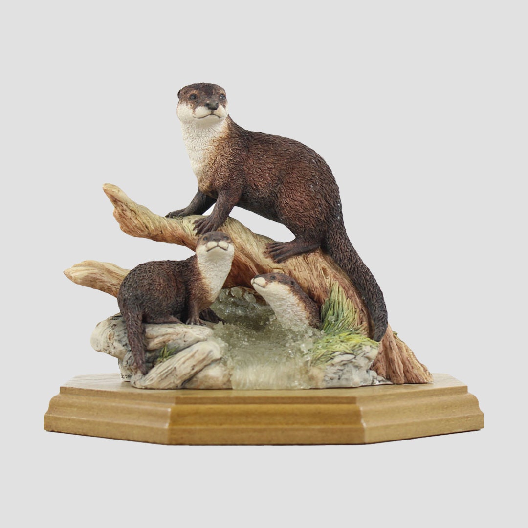 Together Again Otters Border Fine Arts Wildlife – Grays 1922 Ltd